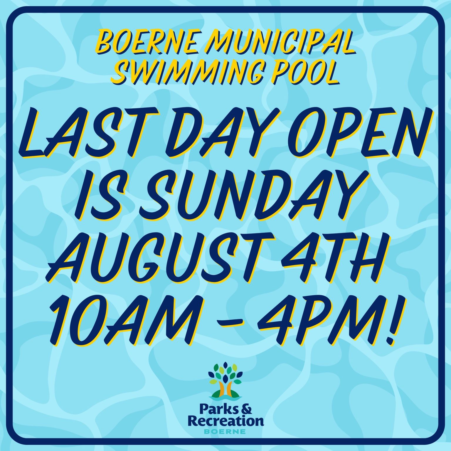 Summer Pool Closing Day - The Boerne Life