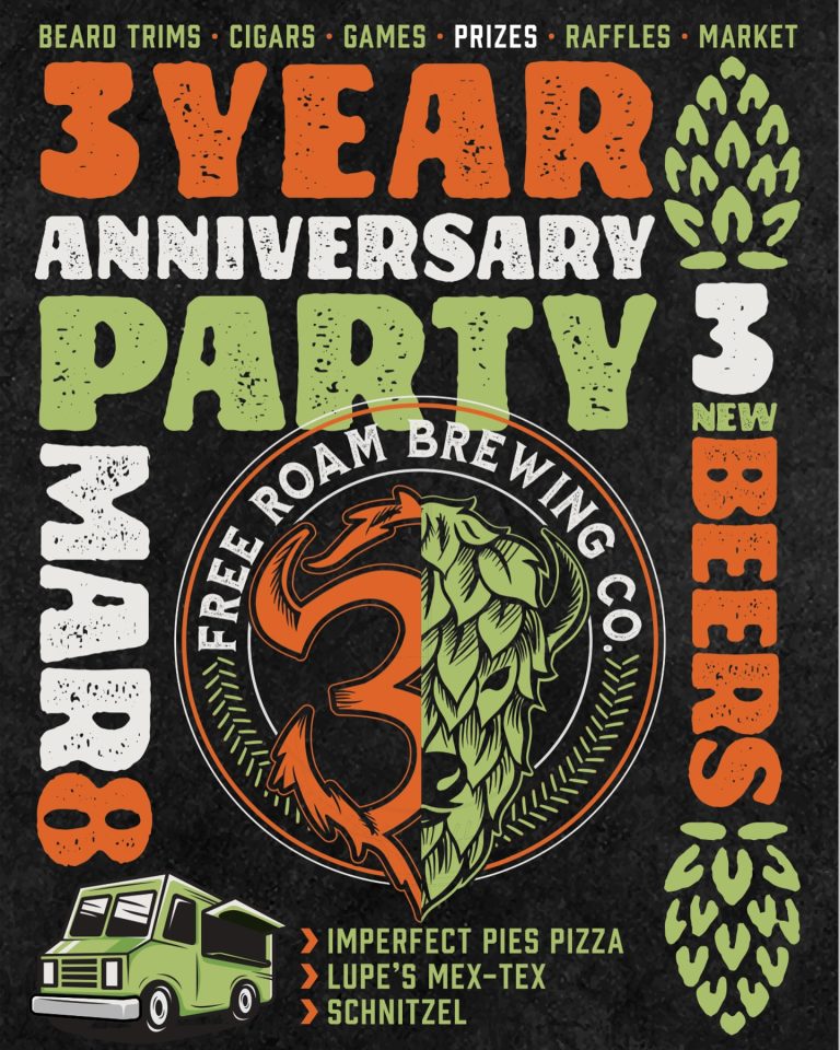 Free Roam Brewing's Third Anniversary Party - The Boerne Life