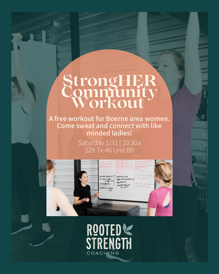 StrongHER Community Workout - The Boerne Life